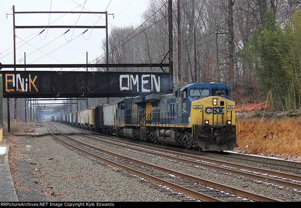 CSX AC4400CW #291 on K532-04